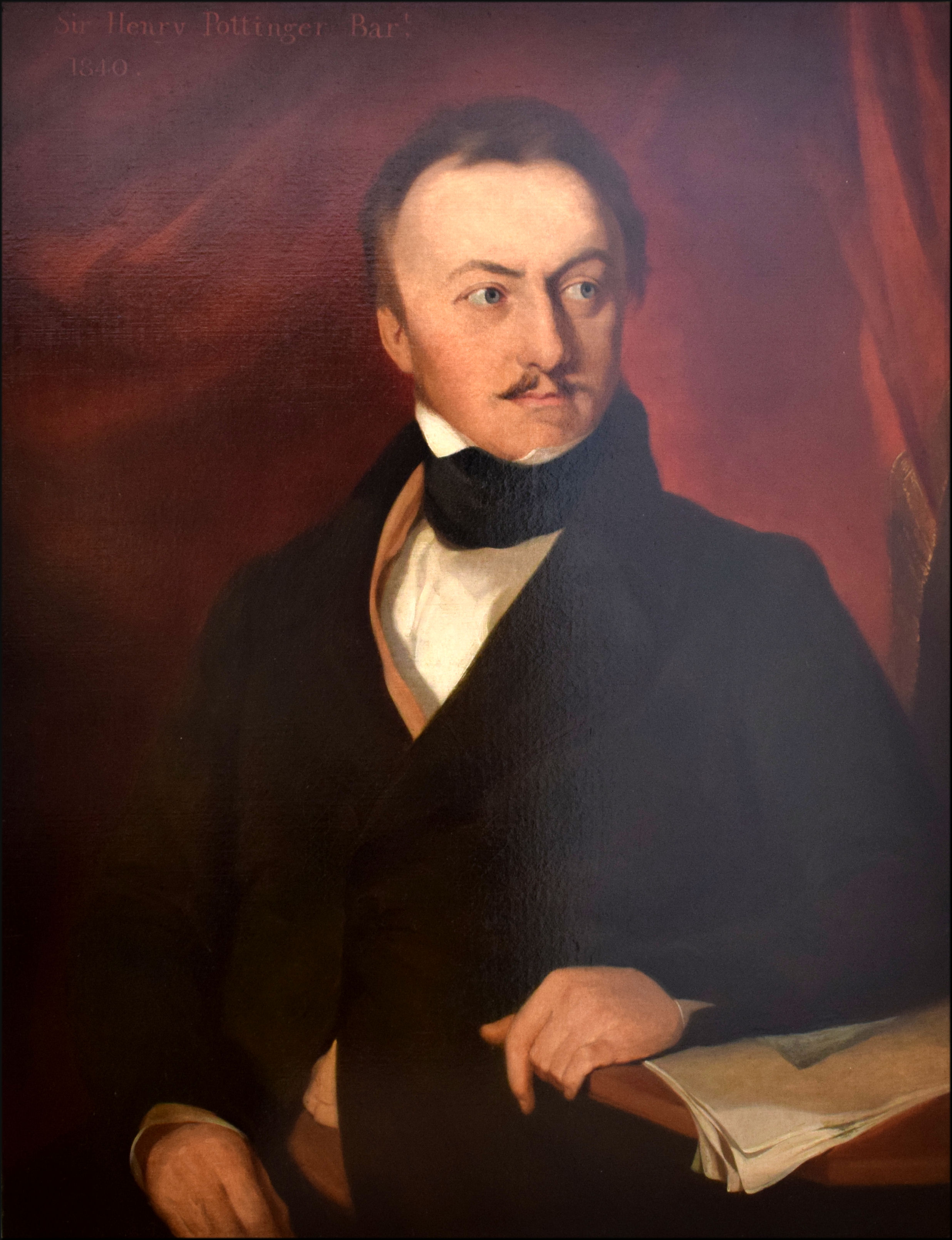 Sir Henry Pottinger, first Baronet (1789–1856) First Governor of Hong ...